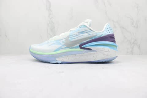 耐克NIKE Air Zoom G.T.Cut 2 EP纯原版本萤火冷蓝配色GT CUT2代实战篮球鞋 莆田GT系列实战篮球鞋 货号：FB1866-101-莆田复刻鞋Fake网